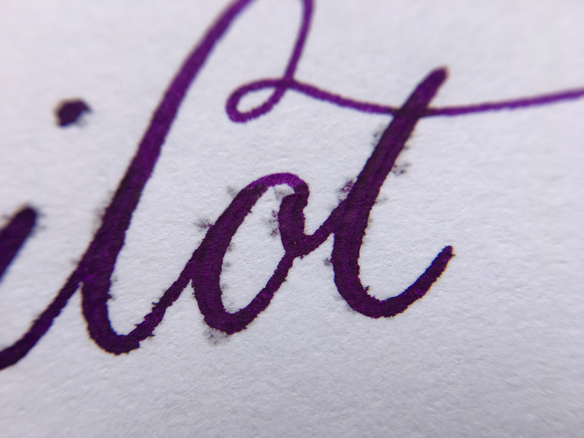 Pilot Mixable Cartridge Violet - Ink Reviews - The Fountain Pen Network