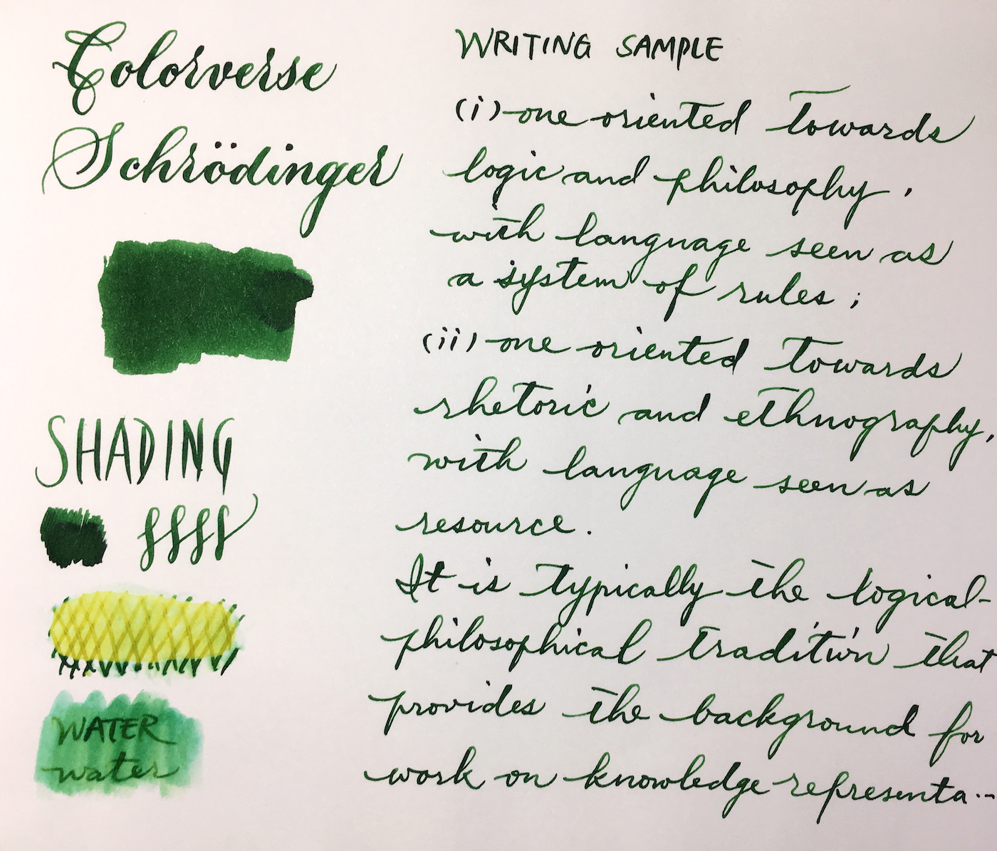 Colorverse Schrödinger - Ink Reviews - The Fountain Pen Network