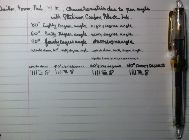 Sailor Profit Standard 14K Zoom Vs Profit Standard 21K Zoom Nib ...