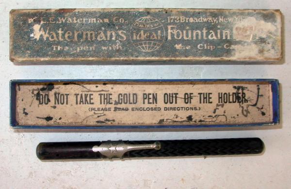 Identify Early Waterman FP? - Pen History - The Fountain Pen Network