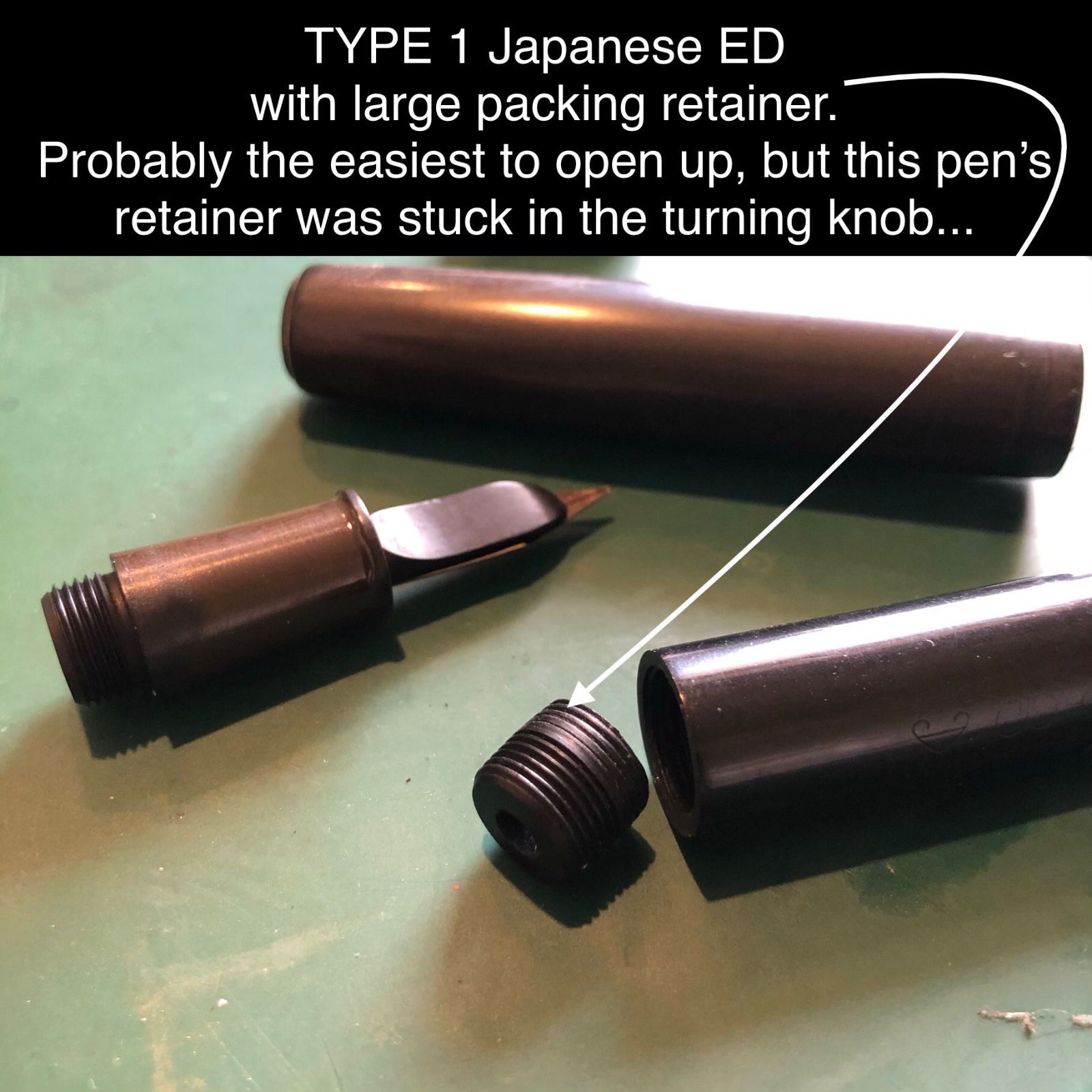 Japanese ED Restoration Notes - Repair Q&A - The Fountain Pen Network