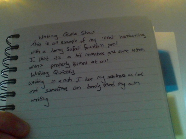 Please Help Me With My Handwriting! - Calligraphy Discussions - The ...