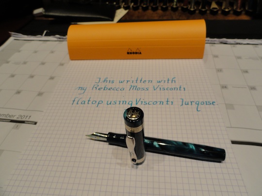 Visconti/rebecca Moss Flatop Fountain Pen - Italy - Europe - The ...