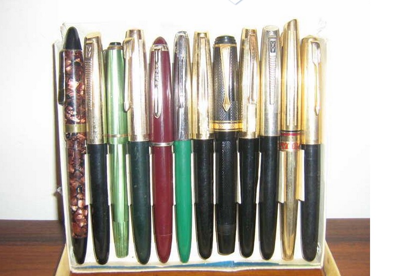 Collection Of Old Pens - Fountain & Dip Pens - First Stop - The ...