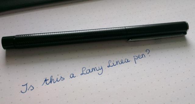 Is This A Black Lamy Linea? - Lamy - The Fountain Pen Network